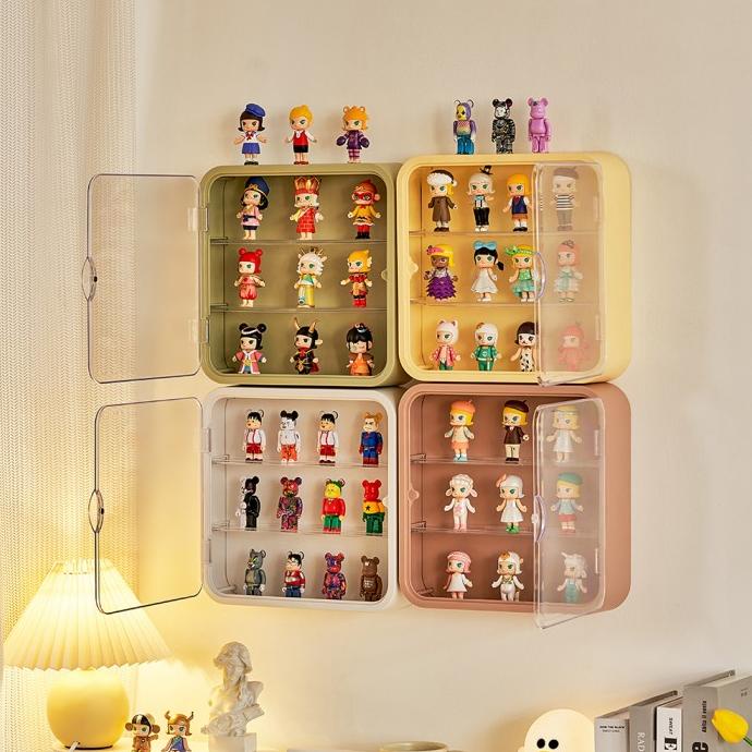 Jual Acrilic Wall Mounted Display Box With 2 Clapboard | Shopee Indonesia