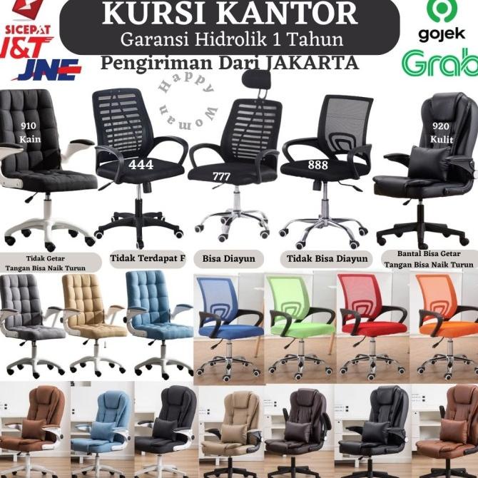 Jual Kursi Kantor Kursi Kerja Kursi Jaring Putar Kursi Hidrolik Kursi Staff | Shopee Indonesia