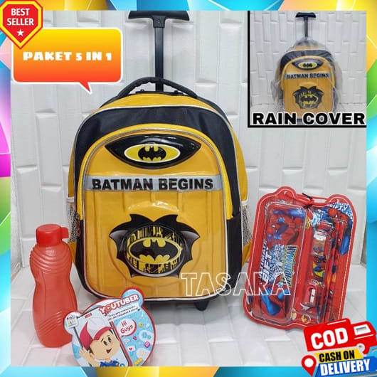 Jual Tas Troli Ransel Anak Perempuan Tk Laki Sd Cewek Cowok Trolli ...