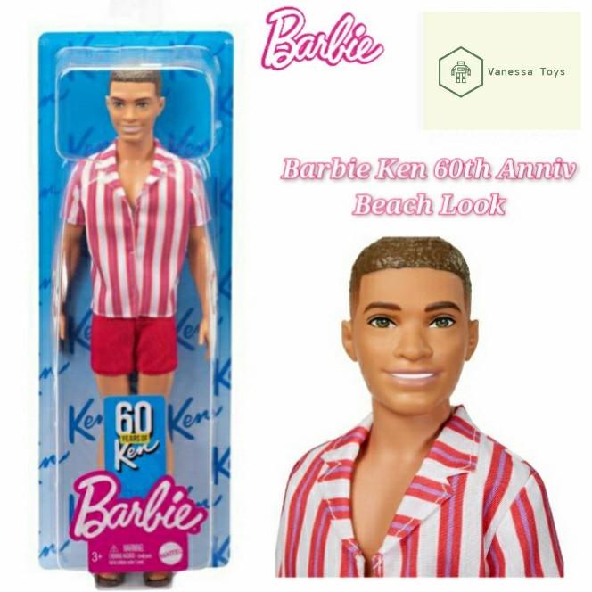 Jual BARBIE KEN 60TH ANNIVERSARY BOY ORIGINAL MATTEL GRB41 | Shopee ...