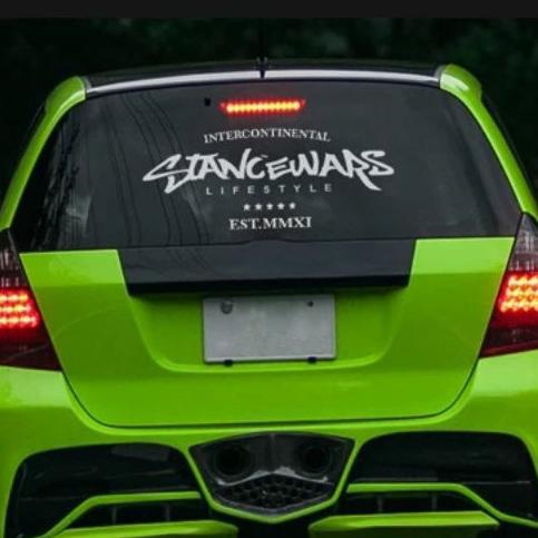 Jual Update! BT stiker mobil stiker kaca mobil stiker stancewars stiker ...