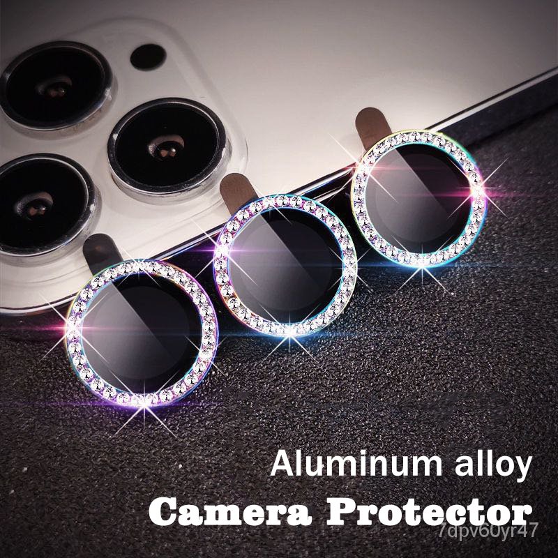 Jual &Camera Protectors Glass For iPhone 13 12 11 Pro Max Metal Camera ...