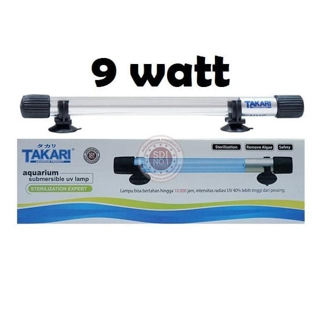 Jual Lampu Ultraviolet Takari Uv - 9W Aquarium Uv Lamp Sterilization Expert | Shopee Indonesia