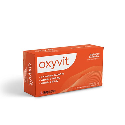 Jual Oxyvit 1 Strip isi 6 Kaplet / VitaminC E Beta Carotene / Daya ...