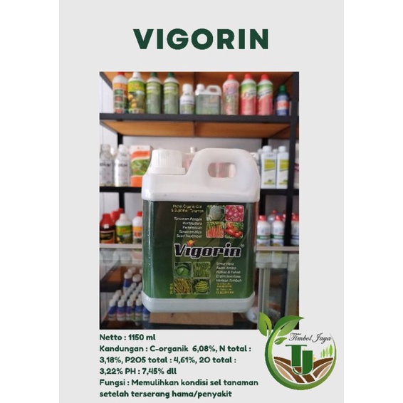 Jual VIGORIN PUPUK ORGANIK DAN SUPLEMEN TANAMAN | Shopee Indonesia