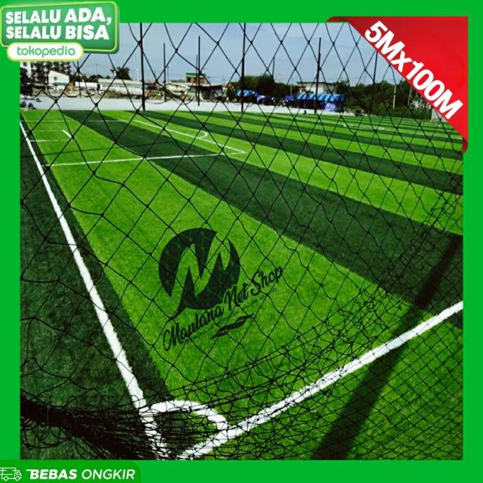 Jual jaring lapangan voly futsal basket 5mx100m | Shopee Indonesia