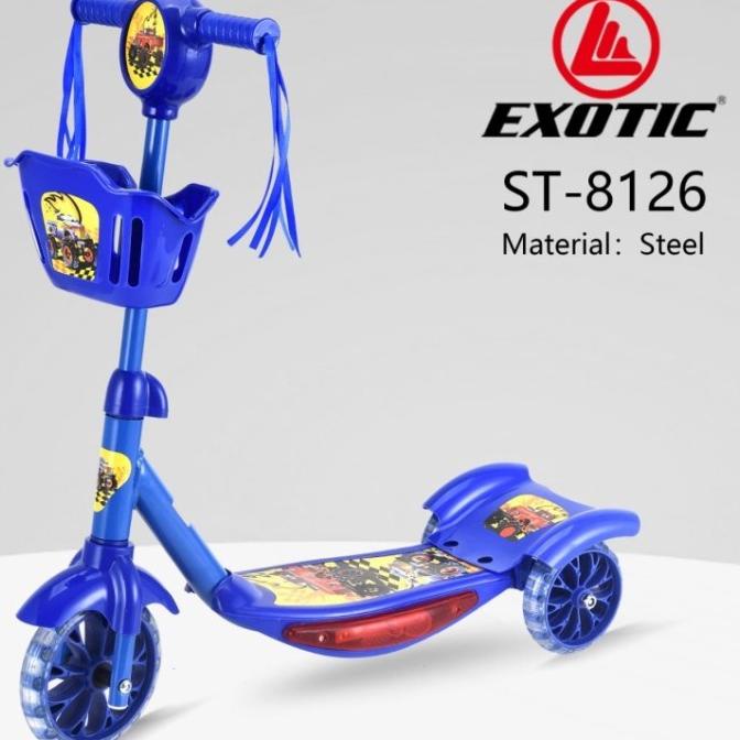 Jual Scooter Keranjang Exotic Roda 3 Otoped Skuter/ Scooter Anak Kursi ...