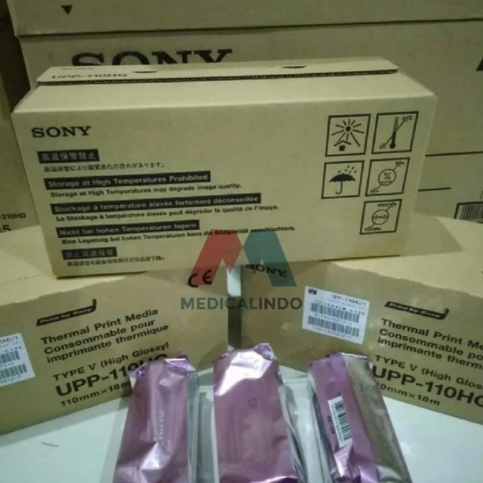 Jual Aurealiamall Kertas Printer Sony Paper Thermal 110Hg Usg Upp 110 ...