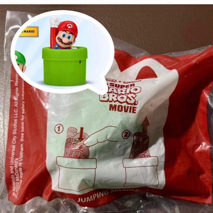 Jual Happy meal mcd the super mario bros movie mainan mcdonald mario ...