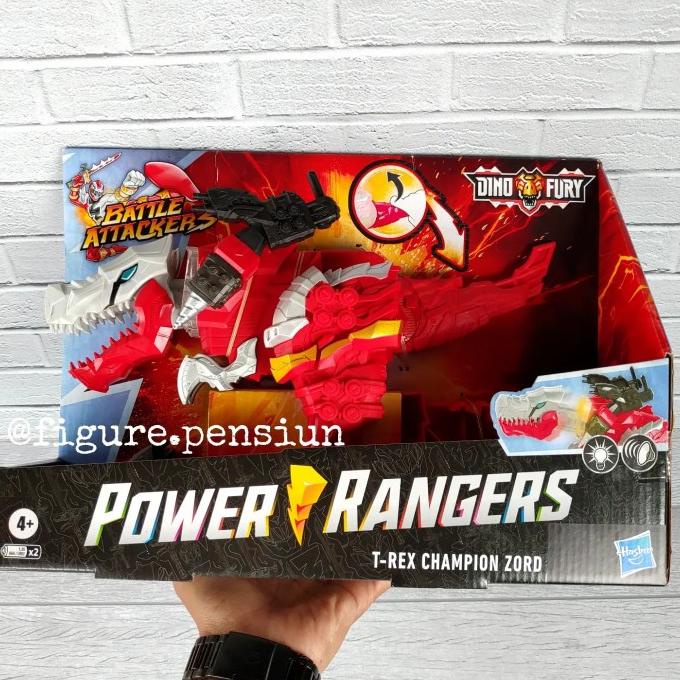 Jual HASBRO SABAN'S POWER RANGERS T-REX CHAMPION ZORD DINO FURYBATTLE ...