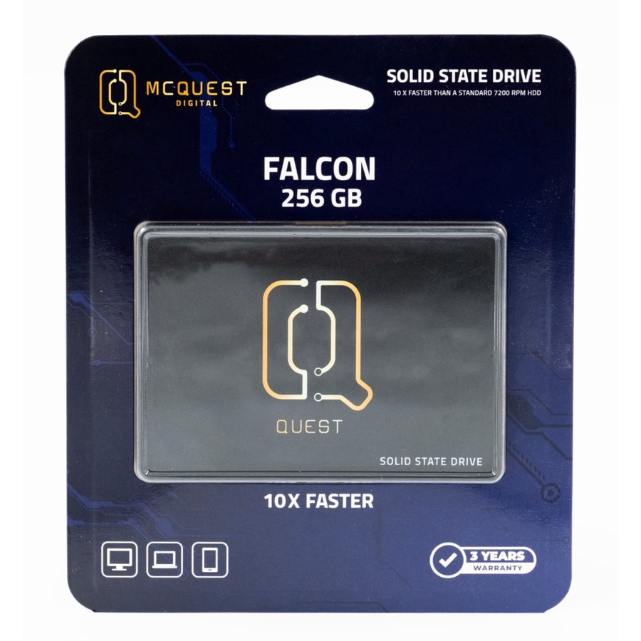 Jual MCQuest Digital Falcon SSD 256GB Sata 3 - SSD 256 GB 2,5inch ...