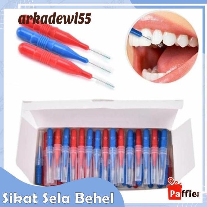 Jual Interdental Brush Sikat Sela Behel Gigi Tusuk Kawat Ortho Dental ...