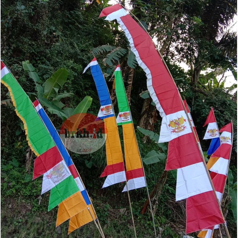 Jual UMBUL UMBUL KERIS KUDA LAUT WARNA WARNI / BENDERA MERAH PUTIH / BENDERA INDONESIA | Shopee ...