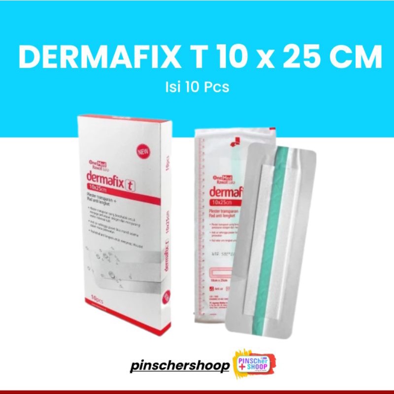 Jual Dermafix T 10 x 25 Cm Plester Transparan Anti AIr Onemed / Box ...