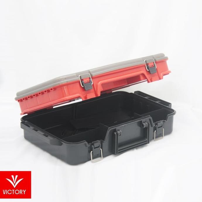 Jual TACKLE BOX DOUBLE LAYER DL 3007 - VICTORY SMART BOX - RED | Shopee ...