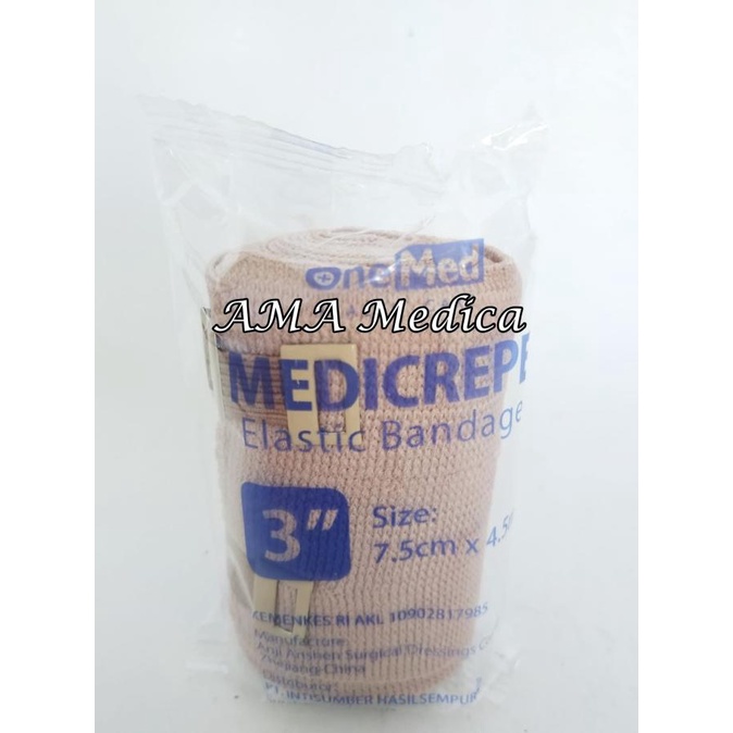 Jual Perban Verban Roll Medicrepe 3 Elastic Bandage 7,5 cm x 4,5 m ...