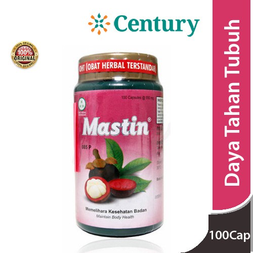 Jual Mastin 550mg 100 Kapsul / Anti Oksidan / Suplemen / Vitamin / Daya ...