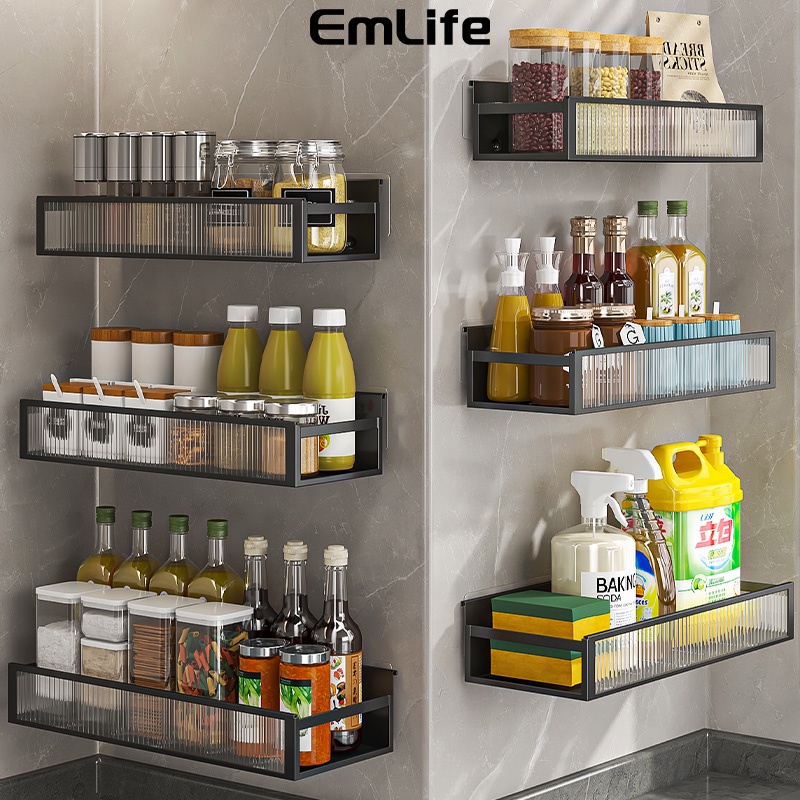 Jual Rak bumbu Yang Terpasang Di Dinding Rak Penyimpanan Dapur Rak ...