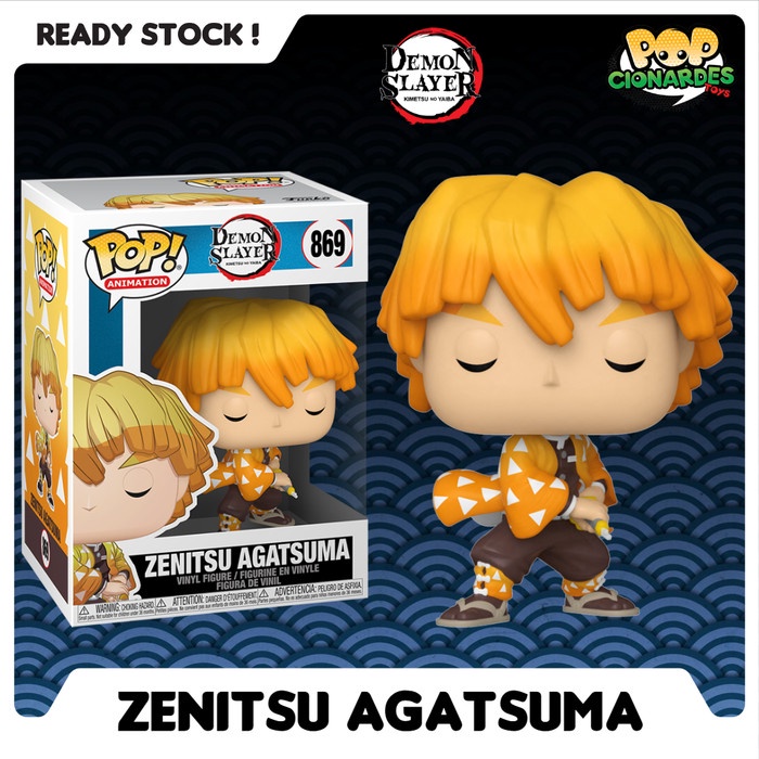Jual Funko Funko Pop! Animation - Demon Slayer - Zenitsu Agatsuma #869 ...