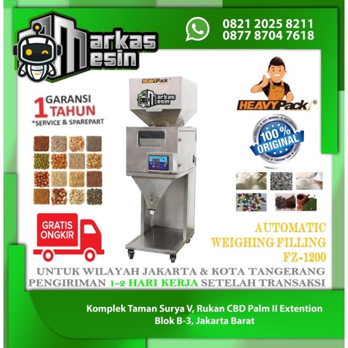 Jual Mesin Pengisi Bubuk Powder & Granule /Timbangan Bubuk/Butiran FZ ...