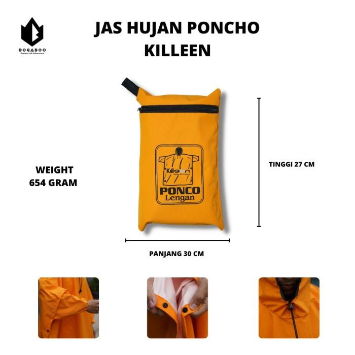 Jual Jas Hujan Ponco Lengan Killeen Taslan Balon Waterproof - Mantel ...