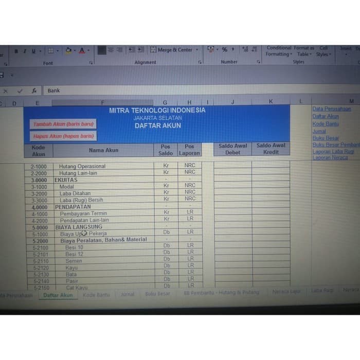 Jual Program Software Aplikasi Excel Akuntansi Laporan Keuangan | Shopee Indonesia