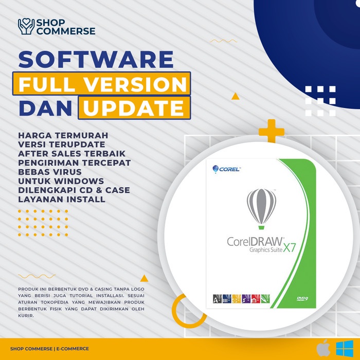 Jual CorelDRAW Graphics Suite X7 untuk Windows 32 dan 64 Bit | Shopee ...