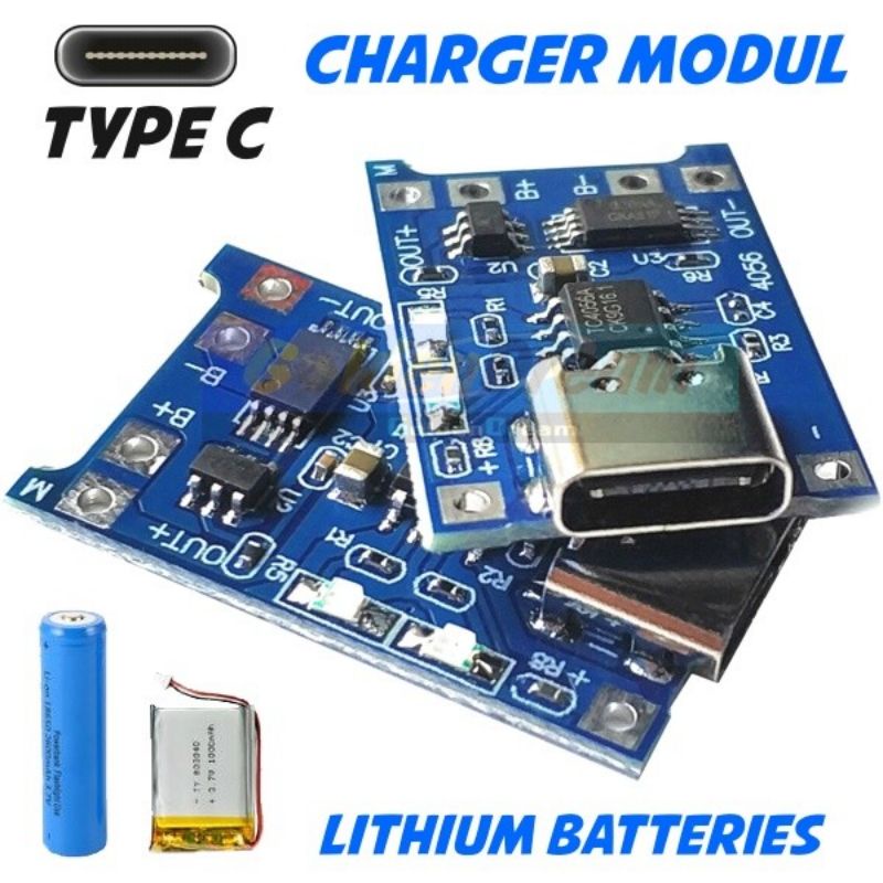 Jual TP4056 Lithium Battery Charging Output 5V 1A Micro Mini USB ...