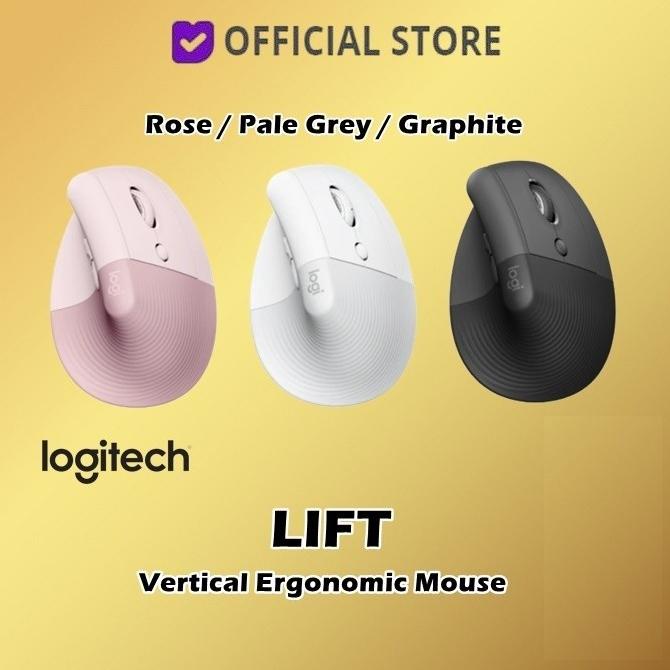 Jual Logitech LIFT Mouse Ergonomic Vertical Wireless Bluetooth Silent ...