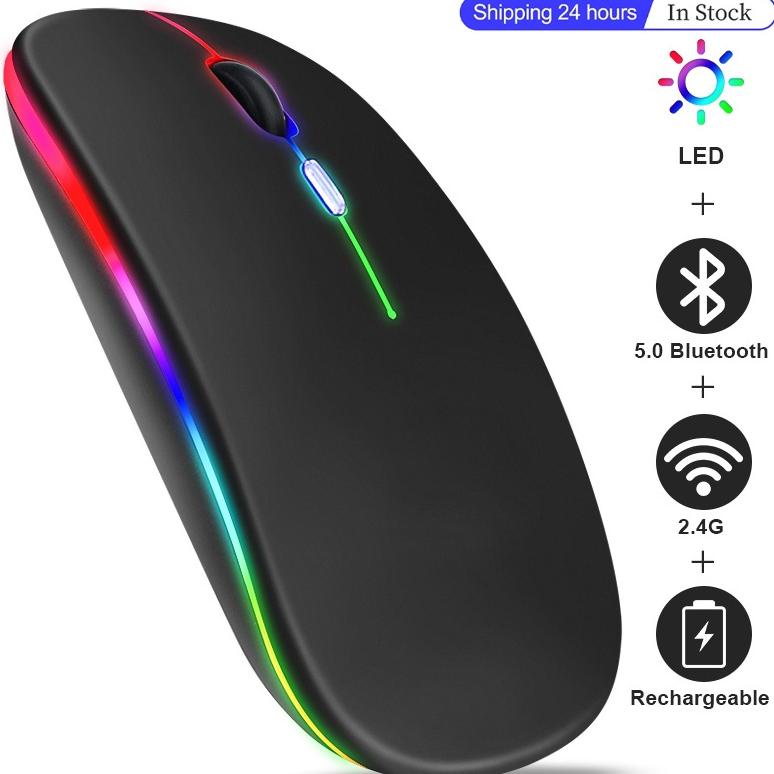 Jual New Mouse Bluetooth 5.2 Bisa Mac Windows Android Tanpa External ...
