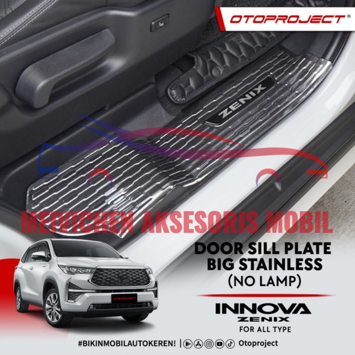 Jual Door Sill Plate All New Innova Zenix 2023 No Lamp Big Stainless ...
