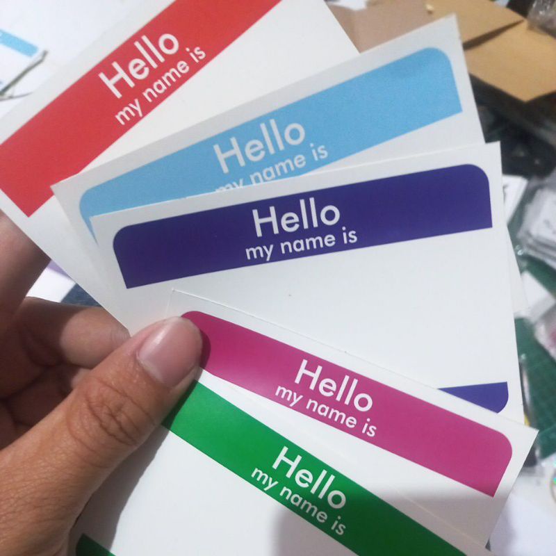 Jual sticker hello my name is taging graffiti | Shopee Indonesia