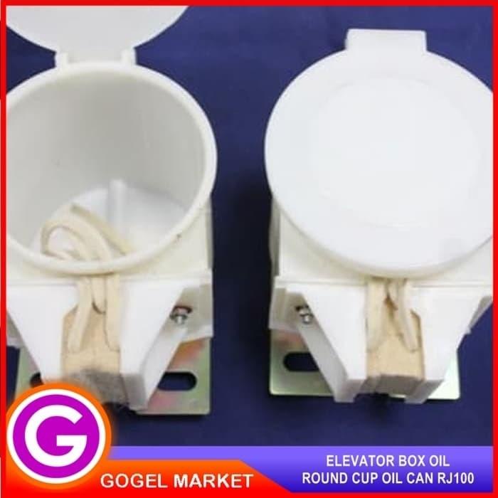 Jual ELEVATOR ROUND OIL CUP/BOX OIL LIFT/TEMPAT OLI RAIL LIFT | Shopee ...