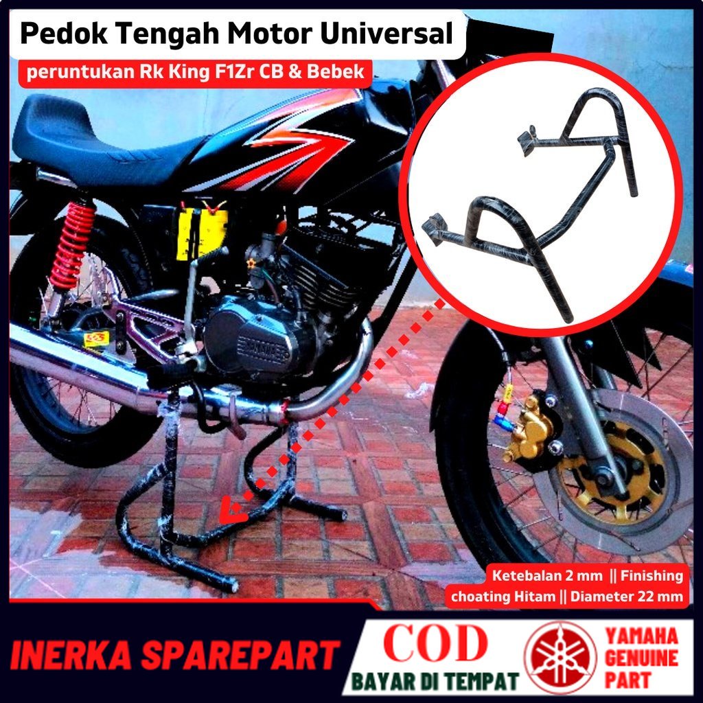 Jual Paddock Pedok Tengah Motor Universal Rx King Bahan Kuat produk ...