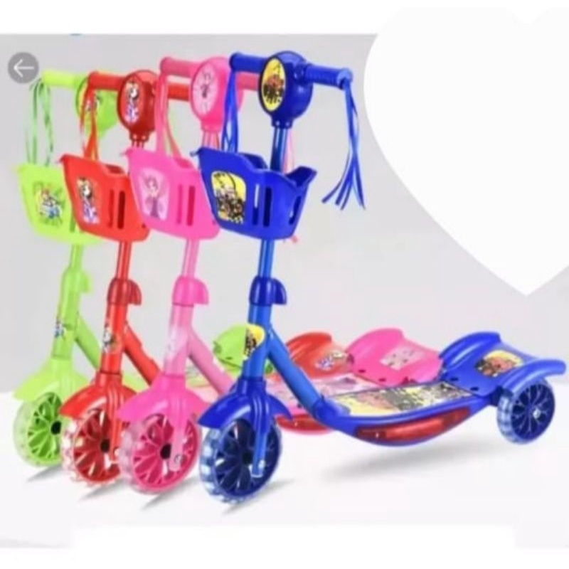Jual Skuter Keranjang Roda 3 Otoped Skuter Anak | Shopee Indonesia