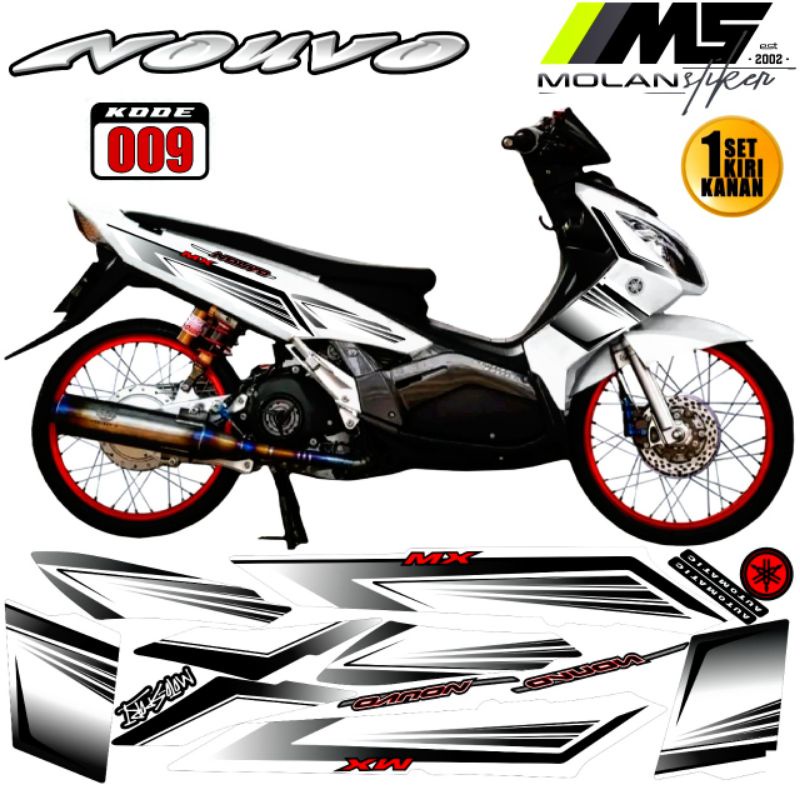 Jual Decal Sticker Striping Variasi Nouvo Z - Nouvo Mx - Yamaha Nouvo Z ...