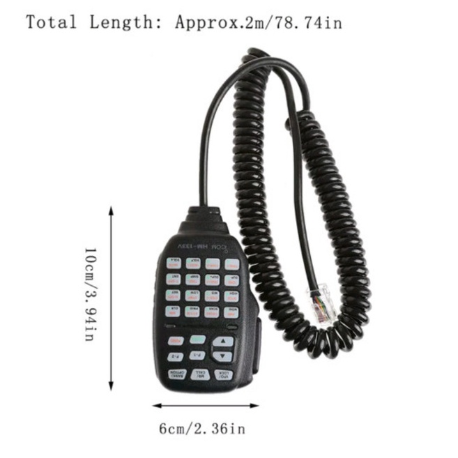 Jual Extra Mic Icom Rig Hm133V Ptt Mic Radio 2300H 2200 2720 Icom Hm ...