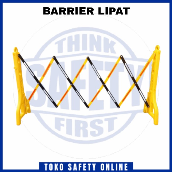 Jual Board Barrier Lipat / Palang Jalan Lipat / Pagar Pembatas Lipat ...