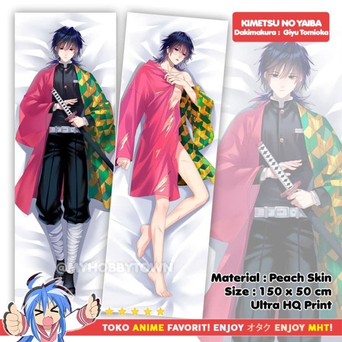 Jual HOT SALE!!! SARUNG BANTAL ANIME DAKIMAKURA KIMETSU NO YAIBA : GIYU ...