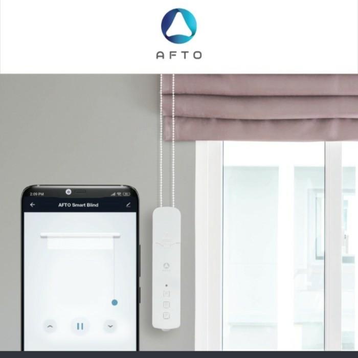 Jual Afto Smart Motorized Roller Blind Motor Wifi + Battery Tirai ...