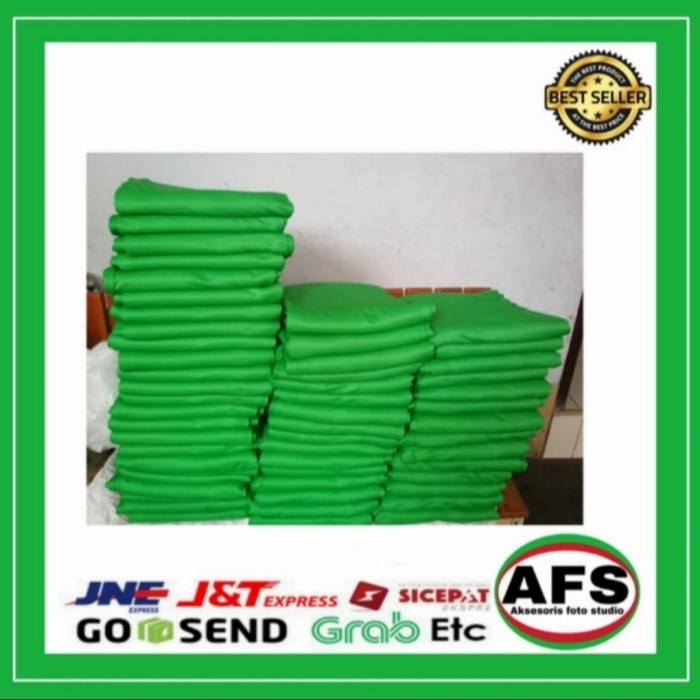 Jual MUST HAVE!! BACKGROUND FOTO HIJAU(GREEN SCREEN) 3 X 6 M/FOTO ...