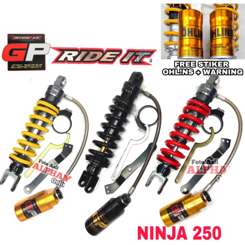 Jual Monoshock ninja 250 Karbu fi mono rr tabung pisah shock ride it rebound | Shopee Indonesia