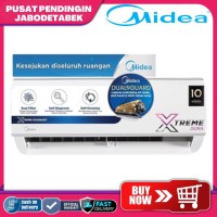 Jual AC MIDEA STANDARD 1 PK MSFC-09CRN1 SUPER COOLING DOUBLE GOLD FIN ...