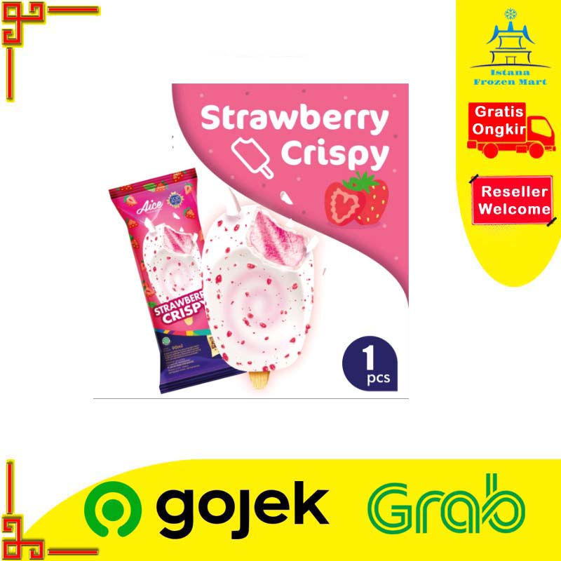 Jual Strawberry Crispy - AICE | Shopee Indonesia