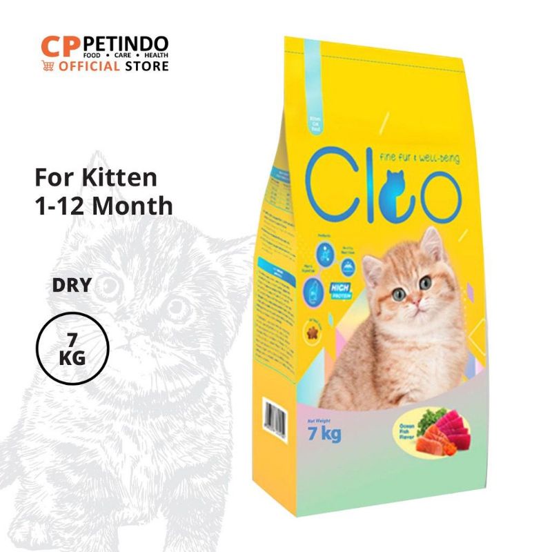 Jual Cleo Ocean Fish Kitten 7 KG | Shopee Indonesia
