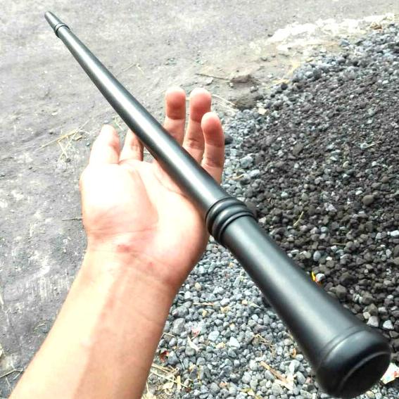 Jual Tongkat Komando Kayu Galih Kelor Hitam Kalimantan/Tongkat Komando ...