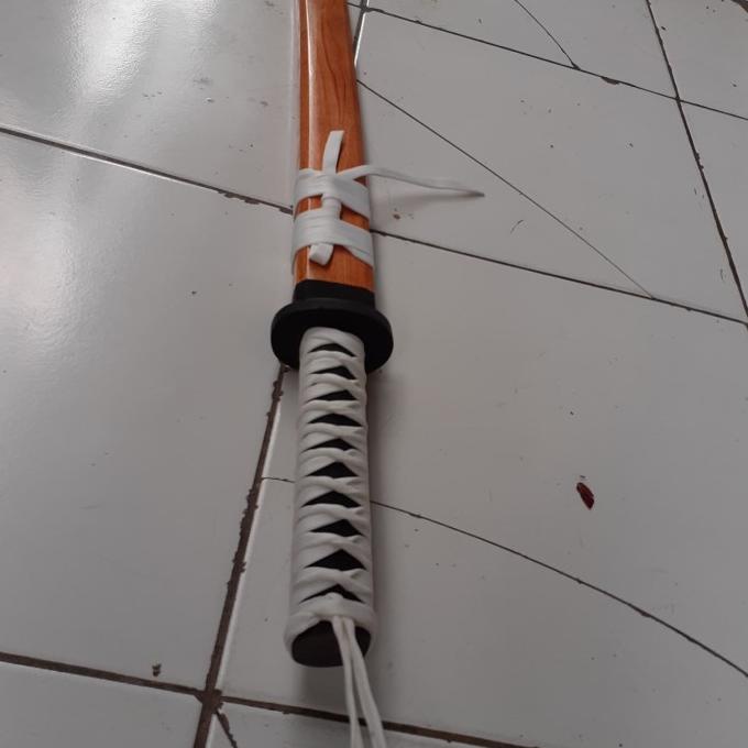 Jual Mainan Pedang Kayu Samurai Katana Premium Small 61Cm Plus Sarung ...