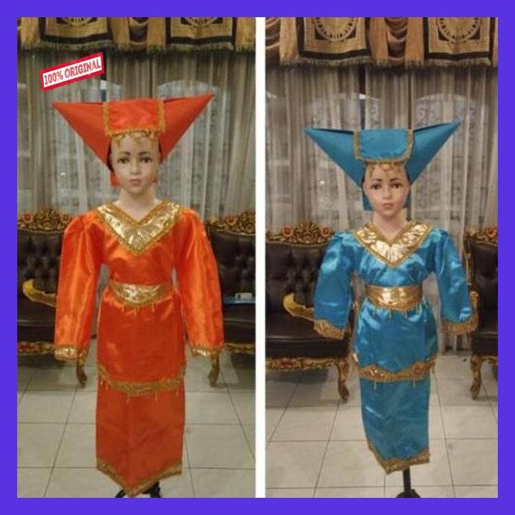 Jual Pakaian adat padang anak baju sumatra Lk/Pr viaelmira919 | Shopee ...