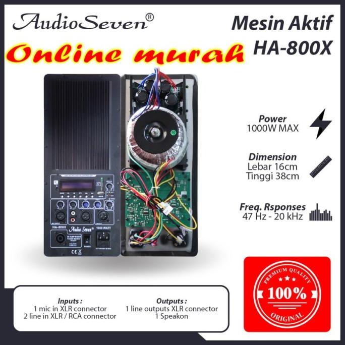 Jual Mesin Speaker Aktif Power Kit Audio Seven Ha 800X 1Psc Ha800X ...