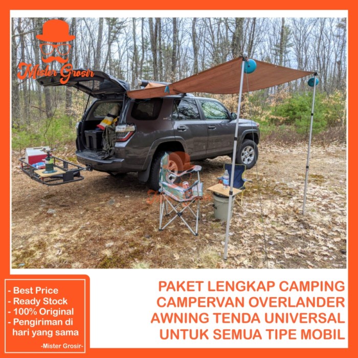 Jual Paket DIY 2x3 - Awning Tenda Mobil Car Campervan Overlander ...